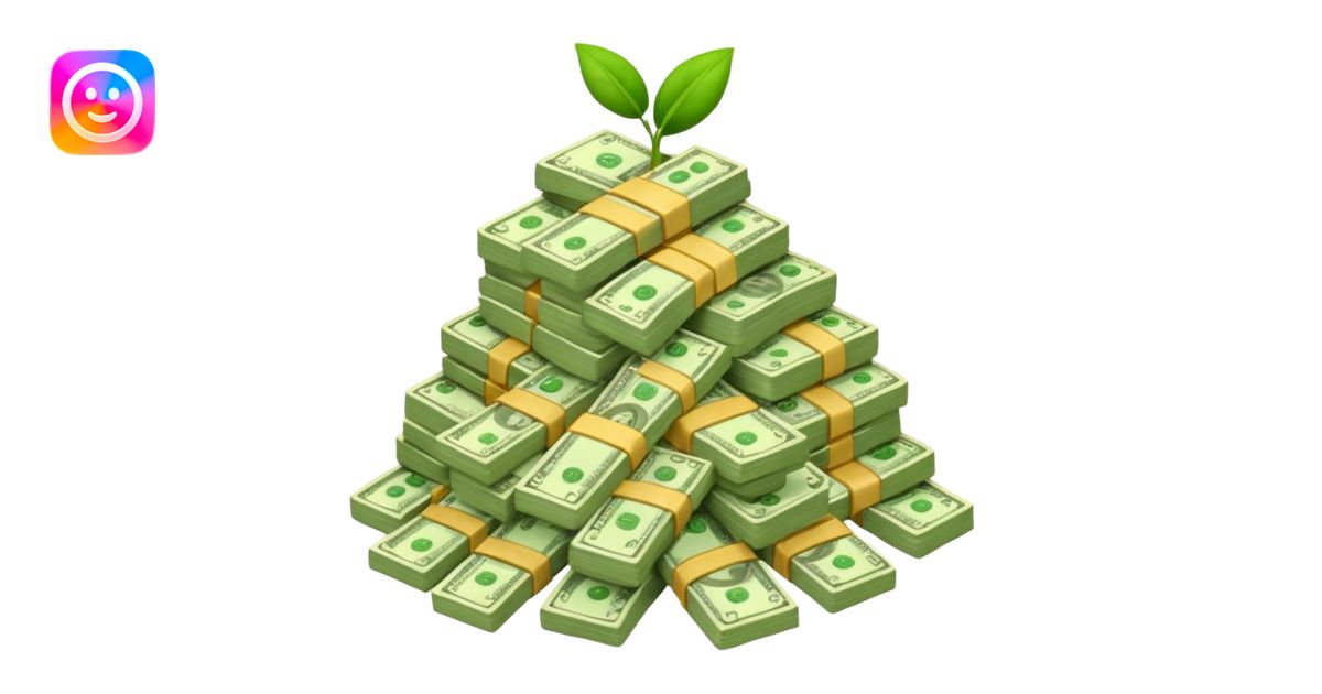MONEY BUDGET emoji | AI Emoji Generator