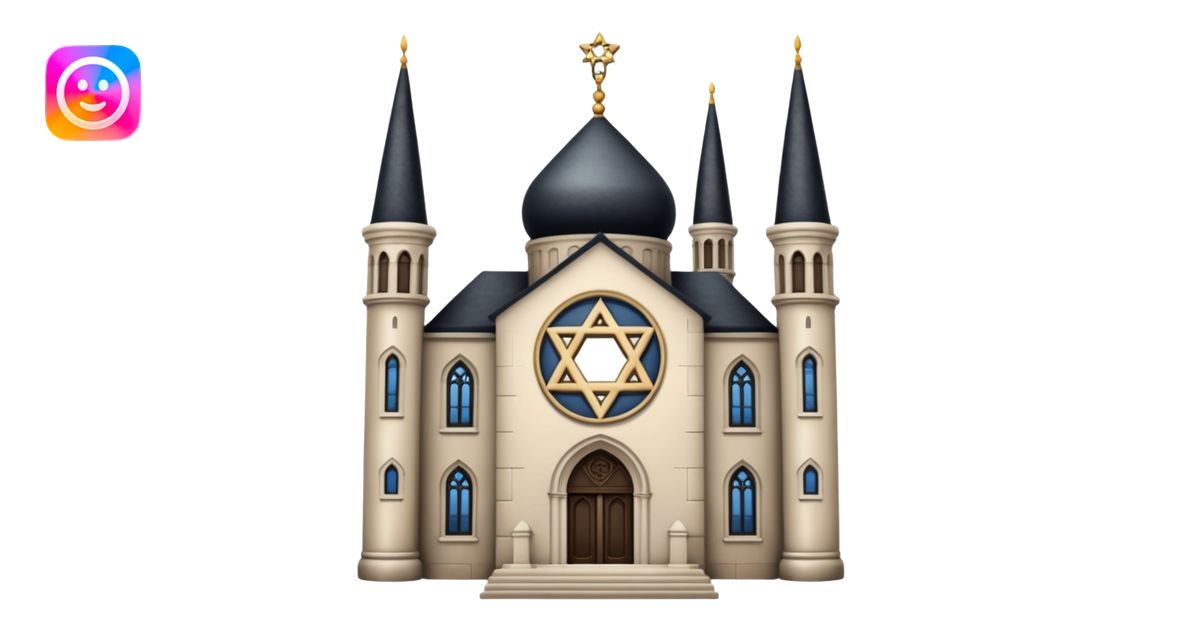 jewish synagogue dark aesthetic gothic architecture emoji | AI Emoji ...