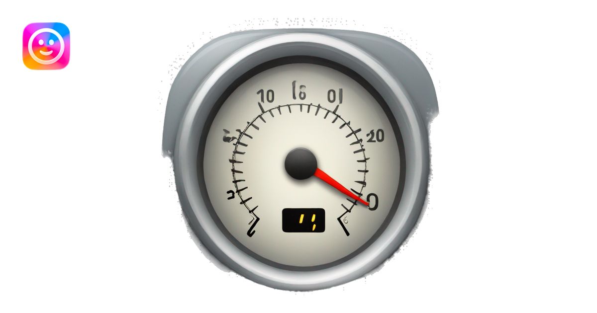 speedometer speed old emoji | AI Emoji Generator