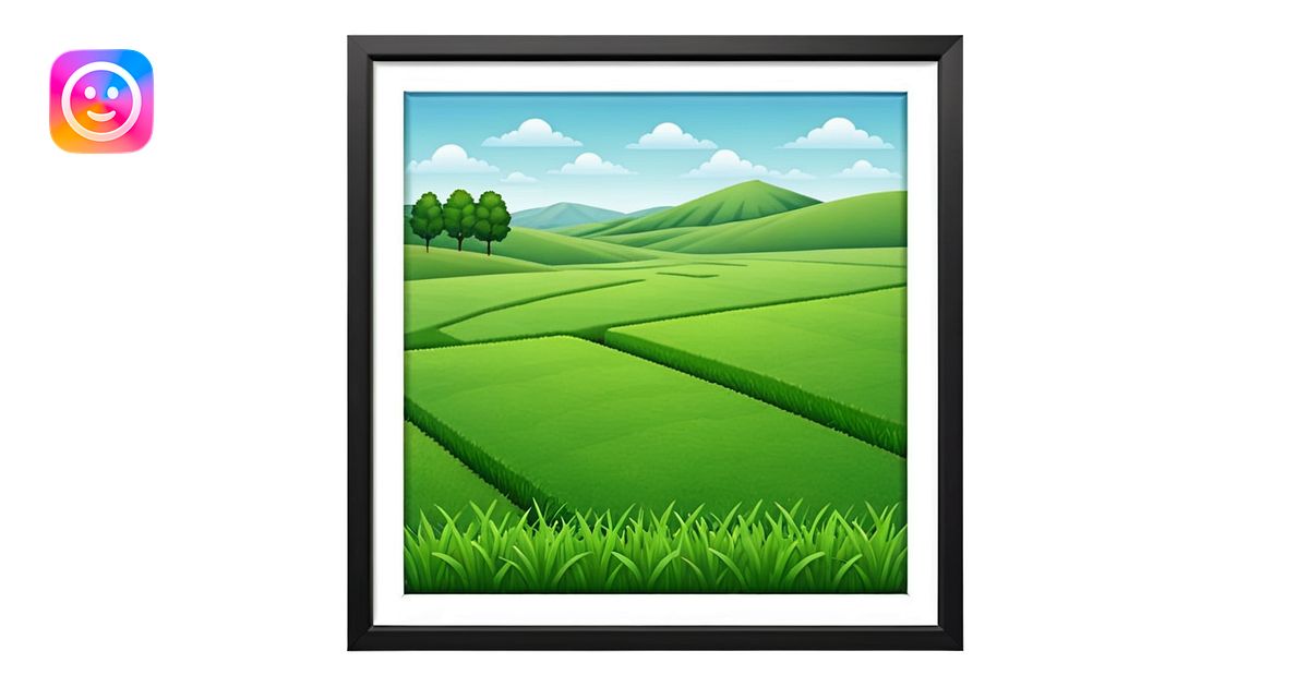 rectangulo de un distancia de metro cuadrado emoji | AI Emoji Generator