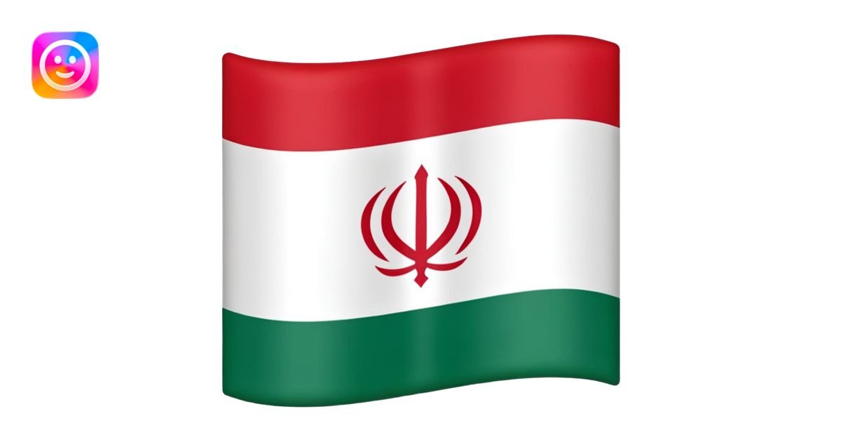 Iran Flag Emoji Ai Emoji Generator