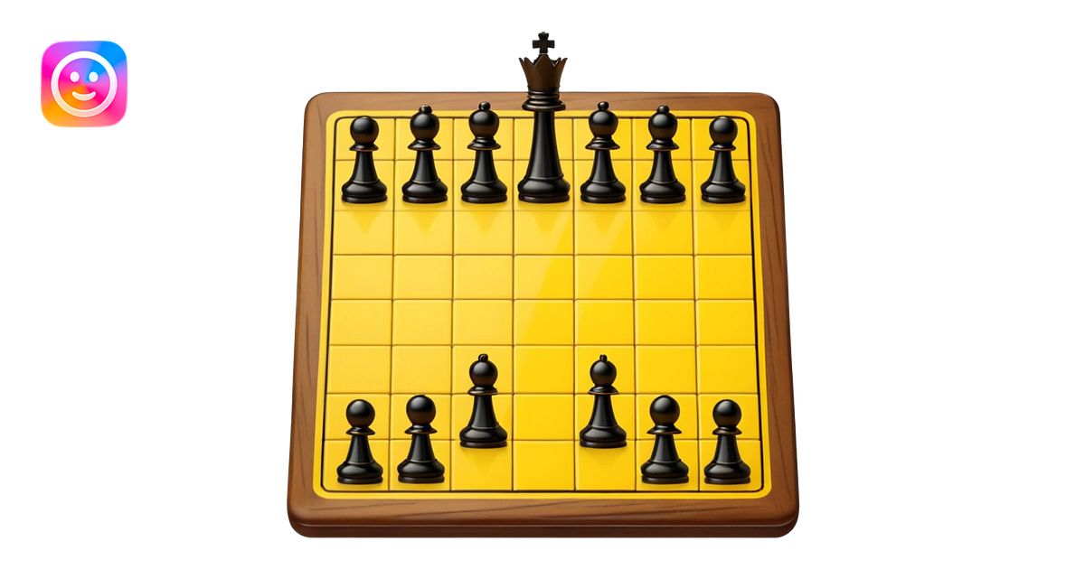 yellow chess board emoji | AI Emoji Generator