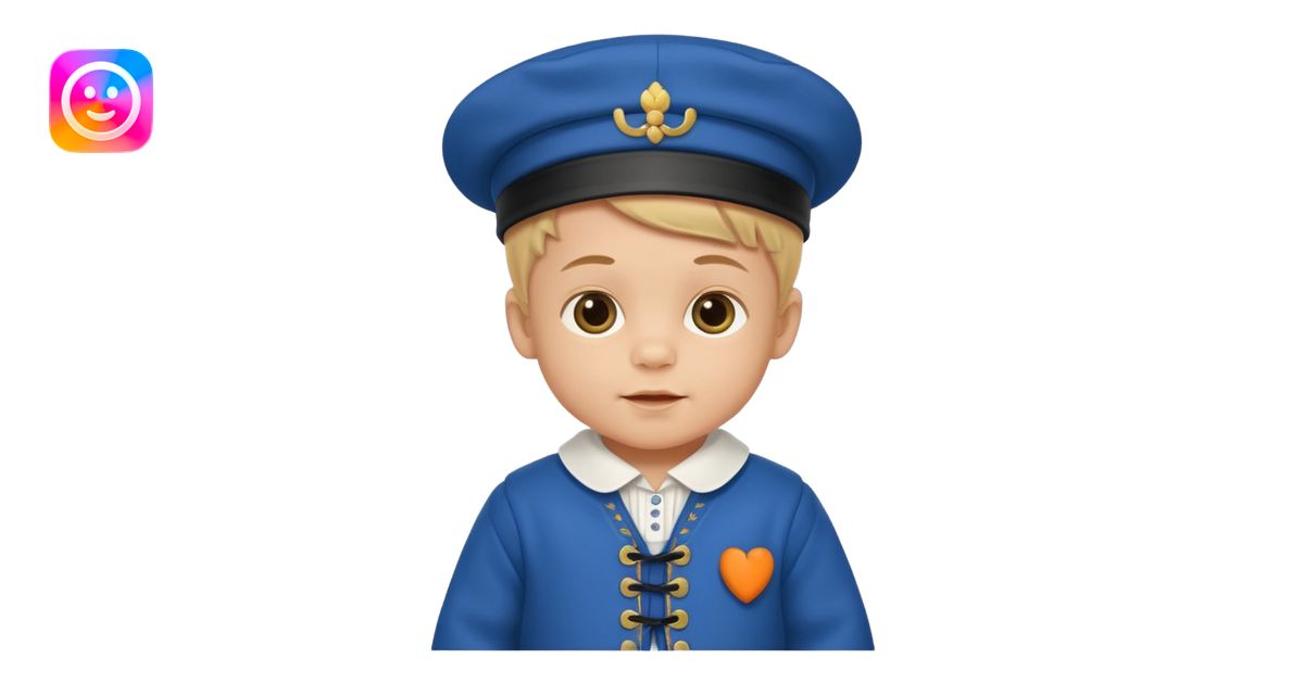baby boy traditional dutch clothes emoji | AI Emoji Generator