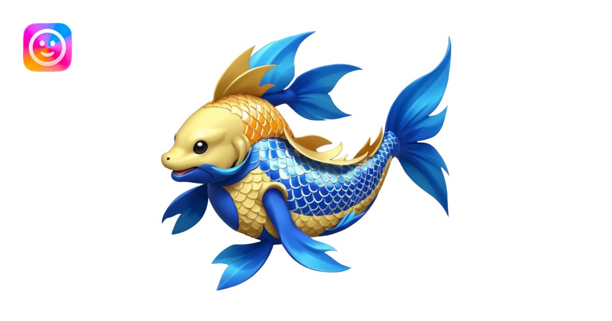Manectric-Electrike-Furfrou-koi-Fakemon-fusion, full body emoji | AI ...
