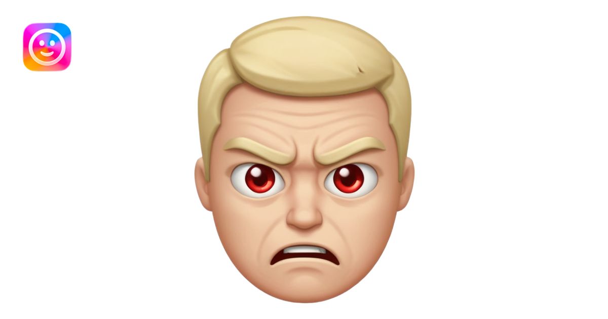 Angry with sad emoji | AI Emoji Generator