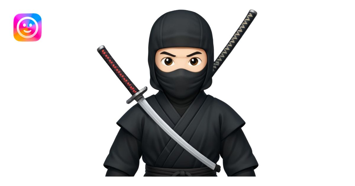 Ninja emoji | AI Emoji Generator