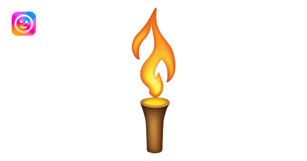 flame Torch emoji | AI Emoji Generator