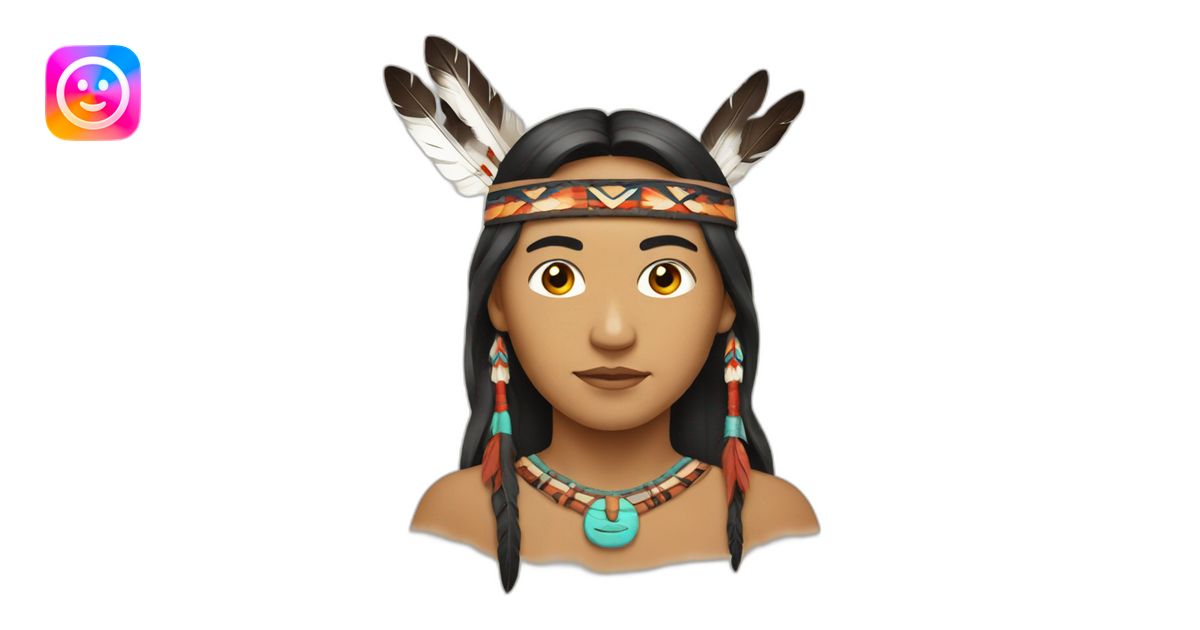 Native American Two-spirit symbol emoji | AI Emoji Generator
