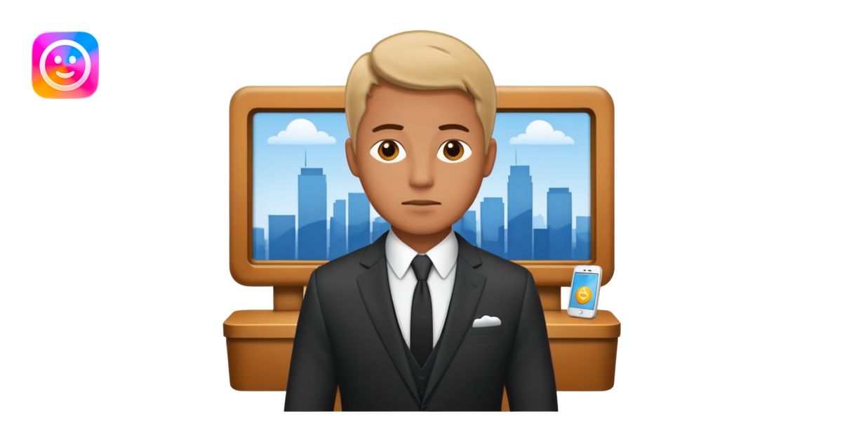 a man thinking about hotel reception emoji | AI Emoji Generator
