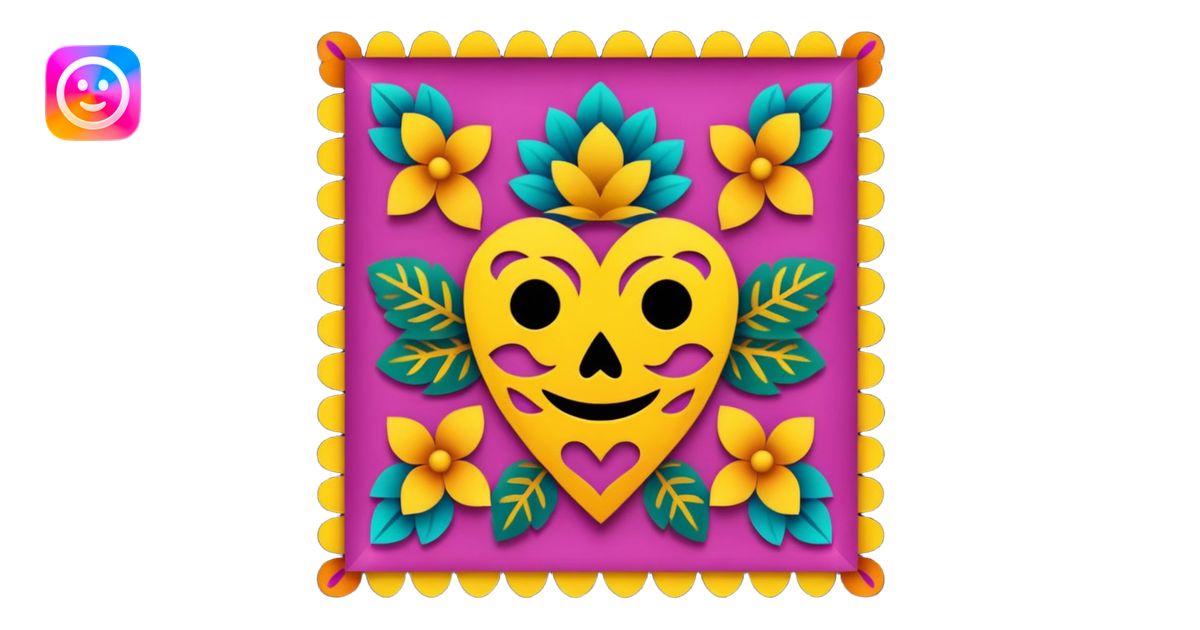 Papel picado emoji | AI Emoji Generator