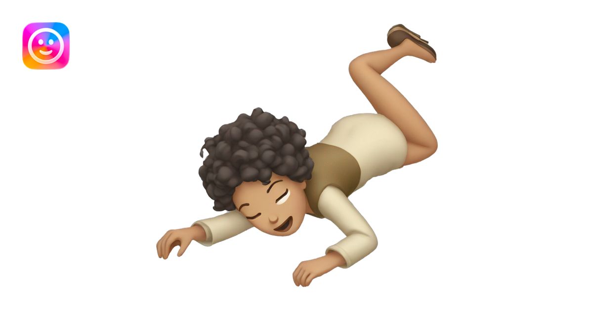 lady falling emoji | AI Emoji Generator