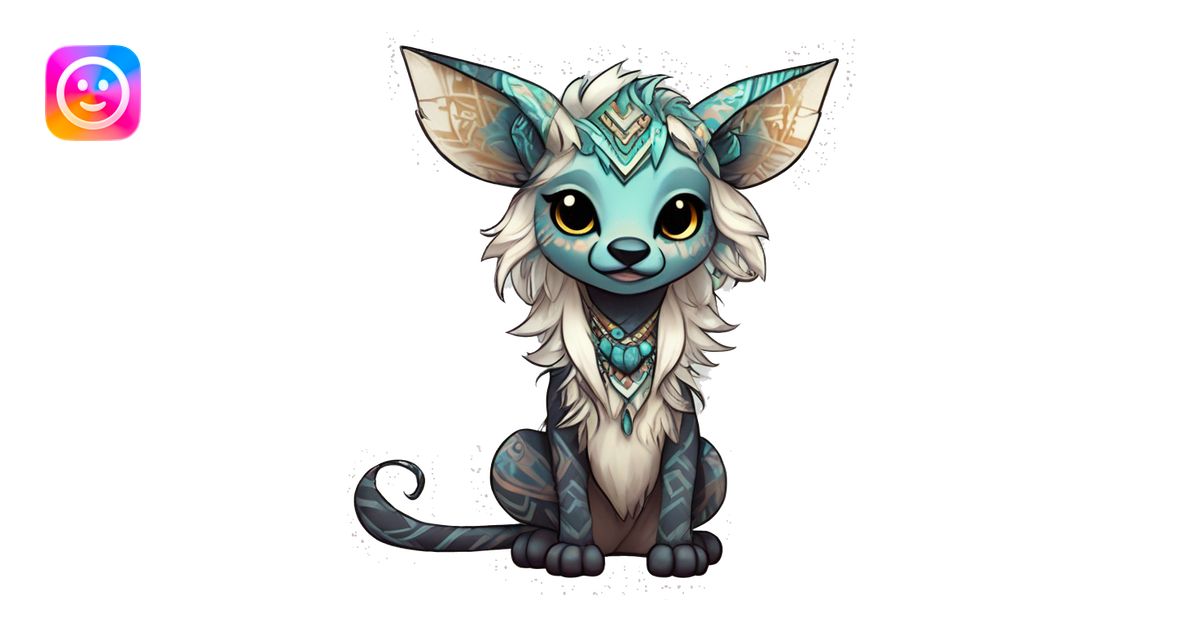 cute Kawaii edgy ethereal shy epic tribal fantasy animal fursona ...