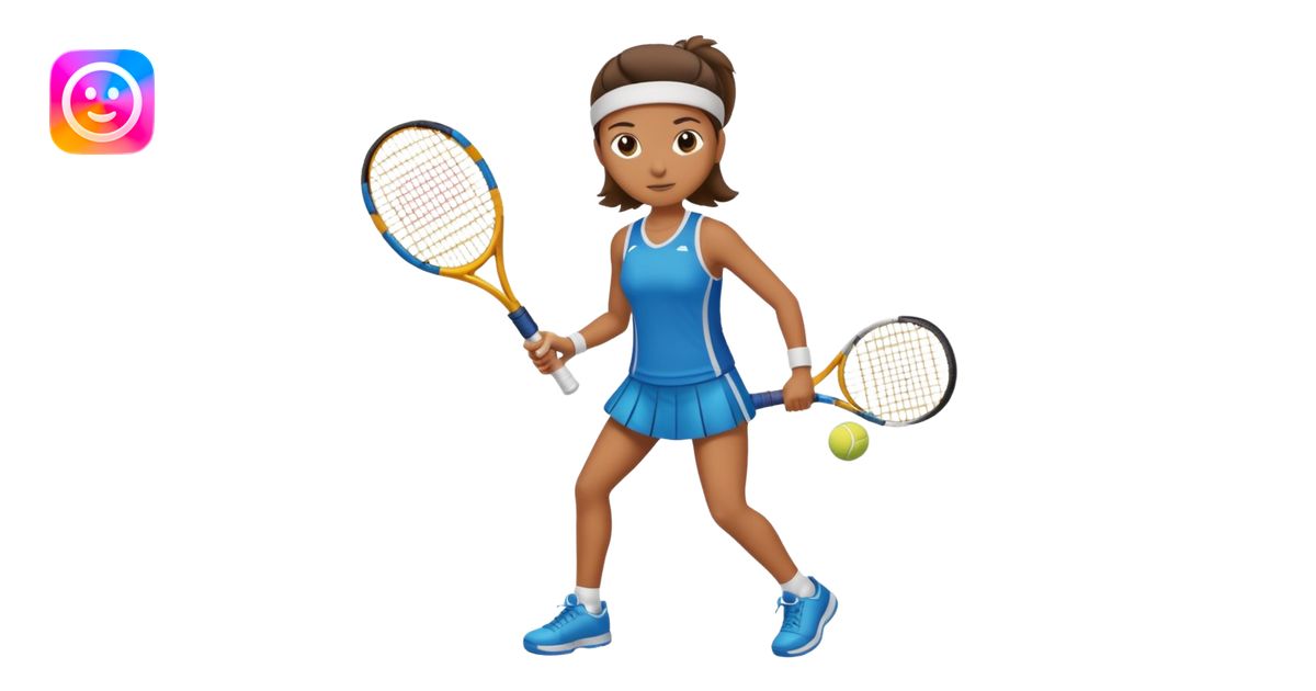 High resolution full body of a tennis player with just a one racket ...
