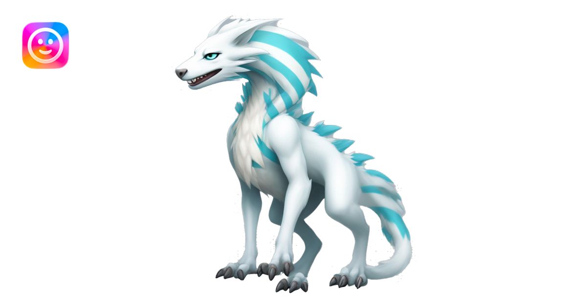 White elegant beautiful natural cute badass epic anthro modern albino ...