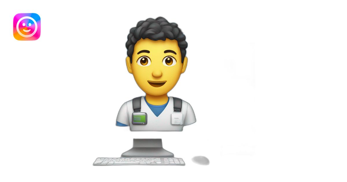 software engineering with computer emoji | AI Emoji Generator