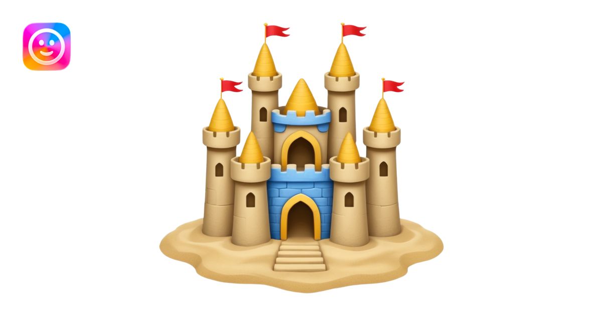 sand castle simple primitive very simple as made by a kid the simkples ...
