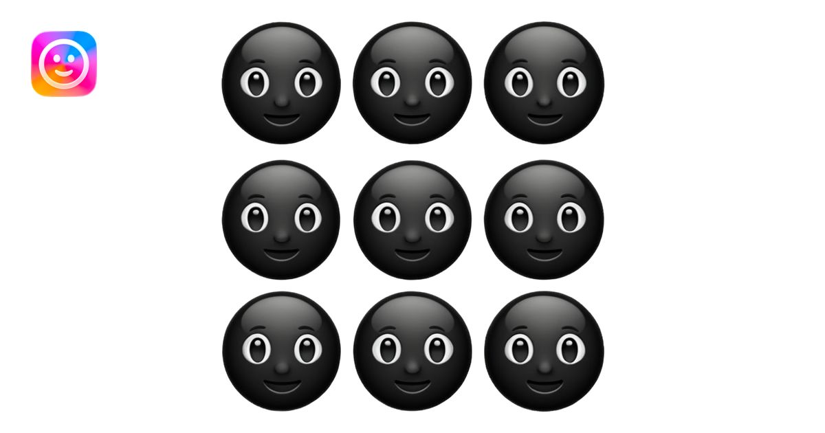 black eoji emoji | AI Emoji Generator