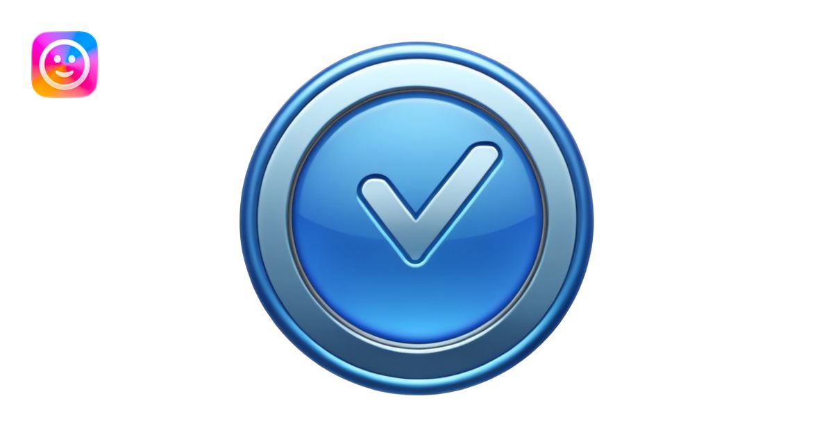 Yt verification badge emoji | AI Emoji Generator