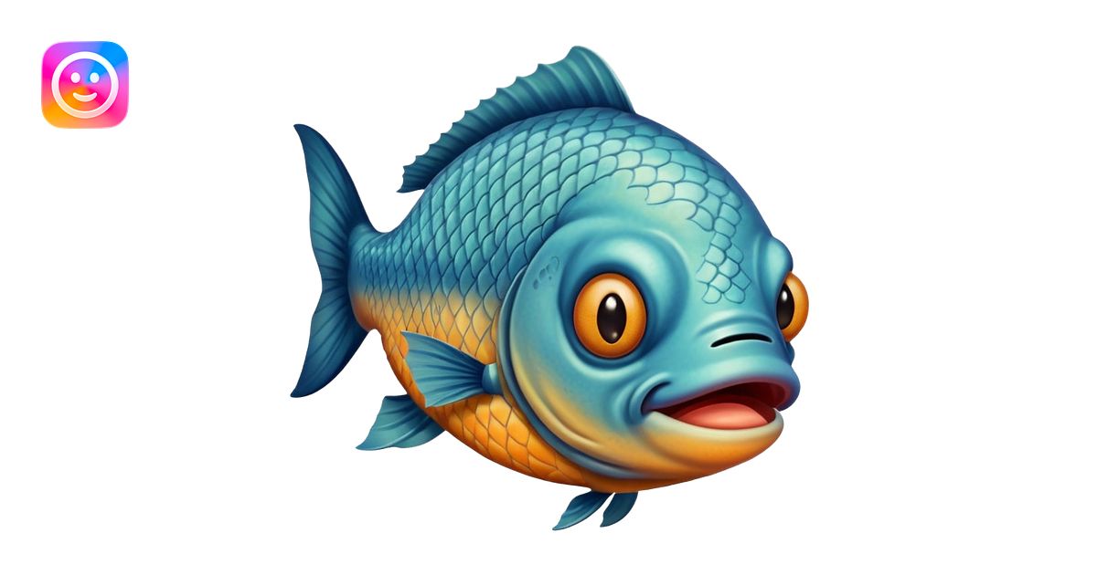 ugly fish emoji | AI Emoji Generator