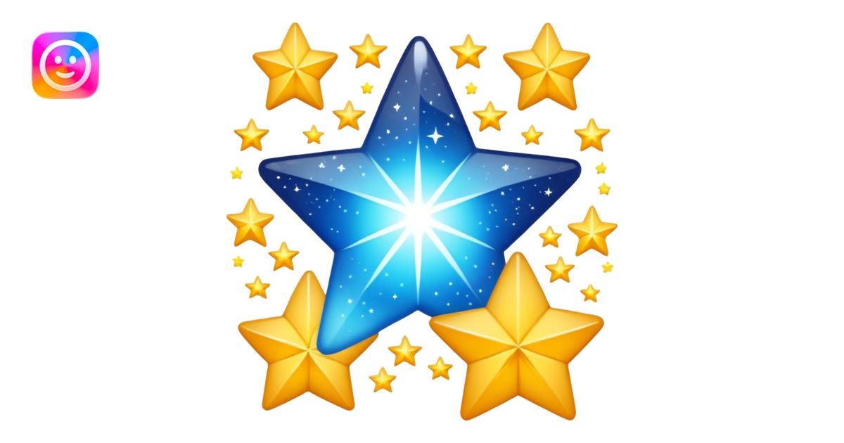 estrellas brillando emoji | AI Emoji Generator