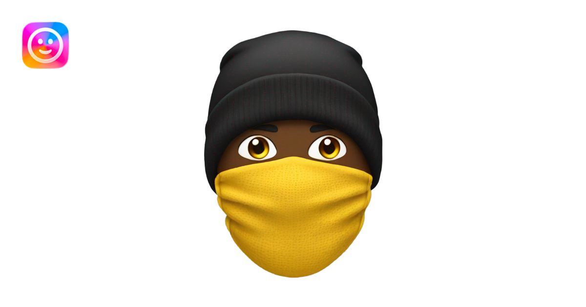 Ski mask emoji | AI Emoji Generator