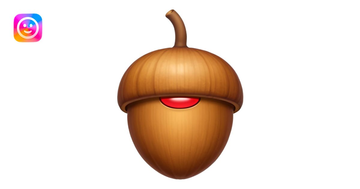 acorn emoji | AI Emoji Generator