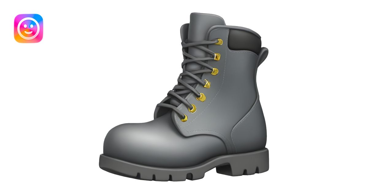steel boots with steel toe emoji | AI Emoji Generator