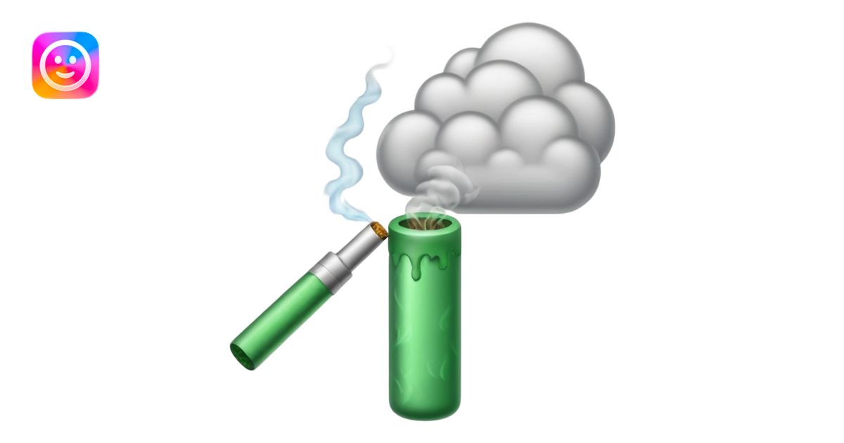 smoke coming out of a blunt emoji | AI Emoji Generator