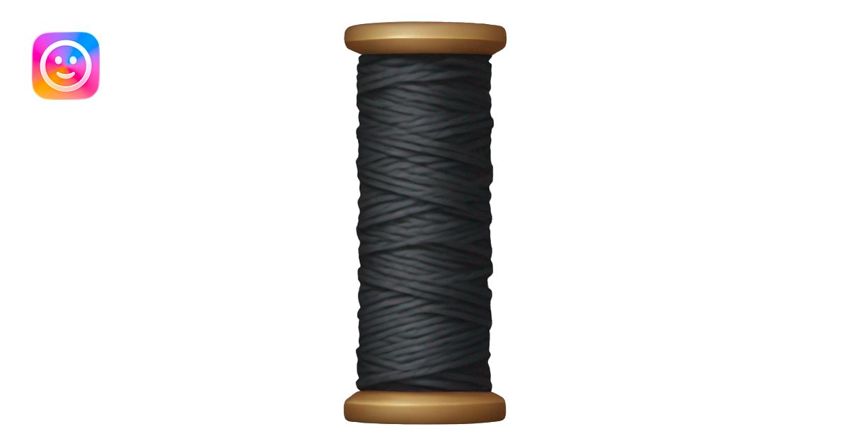 an empty spool of thread emoji | AI Emoji Generator