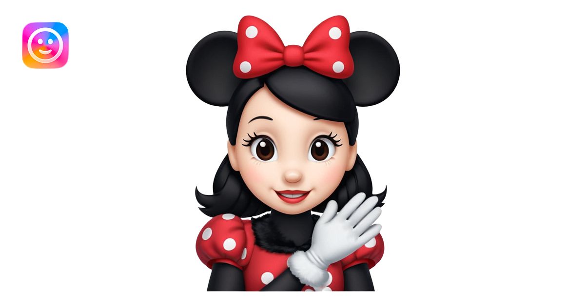 Minnie Mouse emoji | AI Emoji Generator