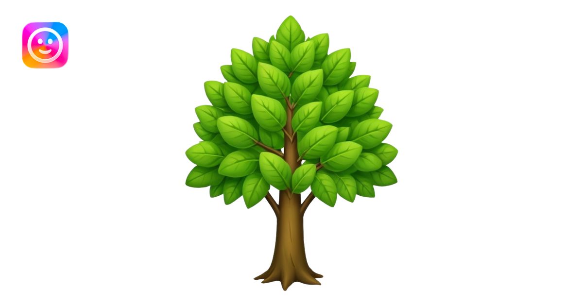 create a dnd style young_tree.png using 48x48 pixels size emoji | AI ...