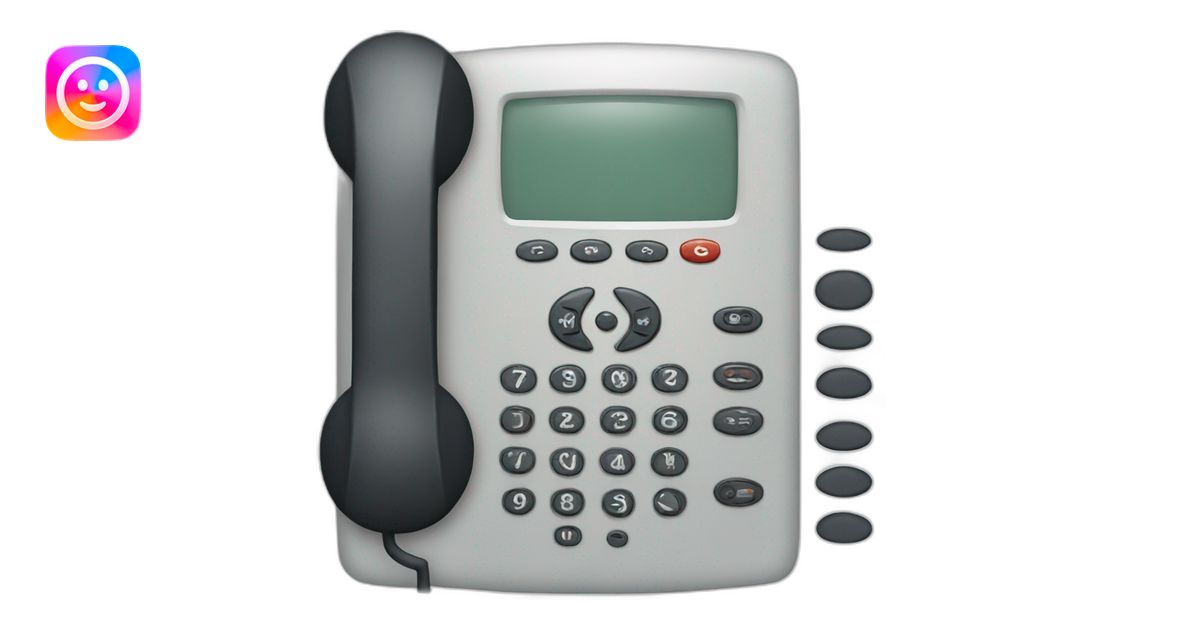 (telephone) receiver emoji | AI Emoji Generator