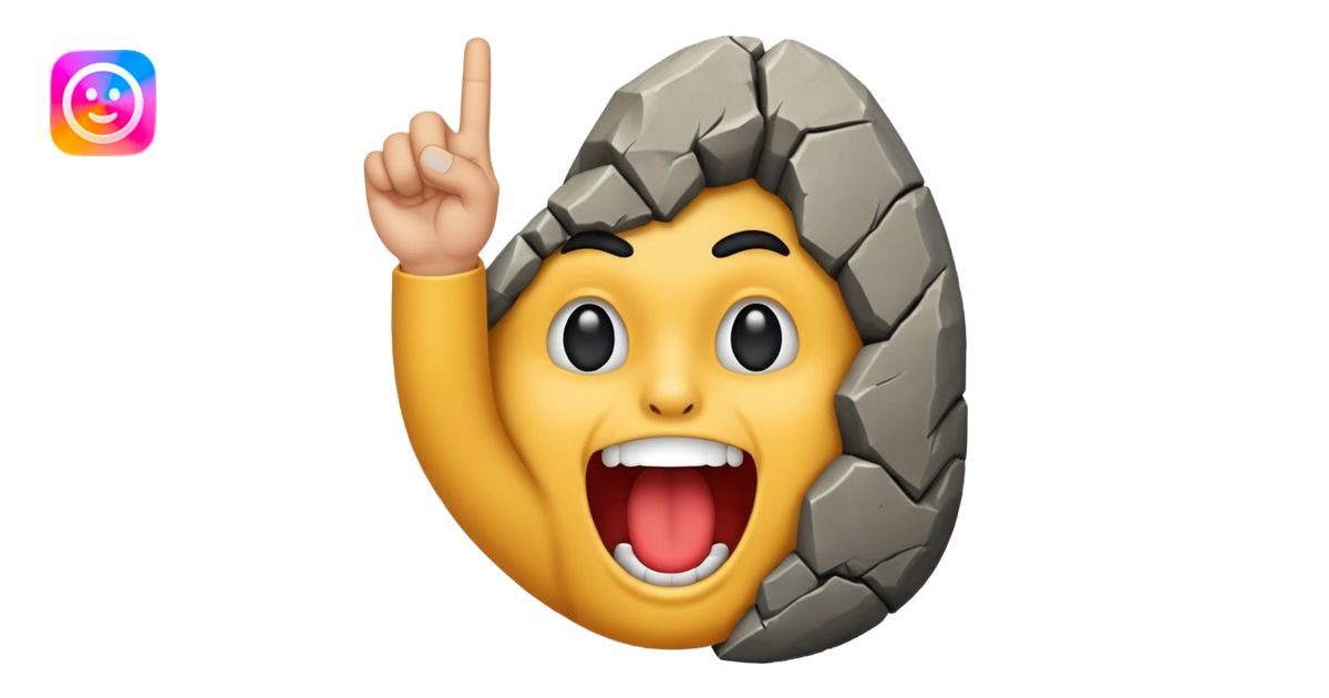 not like this. 🤘 flip this emoji and put it in front of the mouth emoji ...