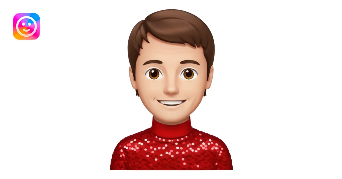 Murray Cook from The Wiggles with brown hair, red sequin skivvy shirt ...