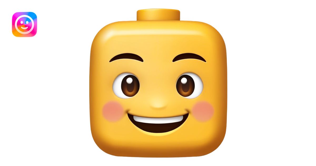 “Roblox smirk face” emoji | AI Emoji Generator