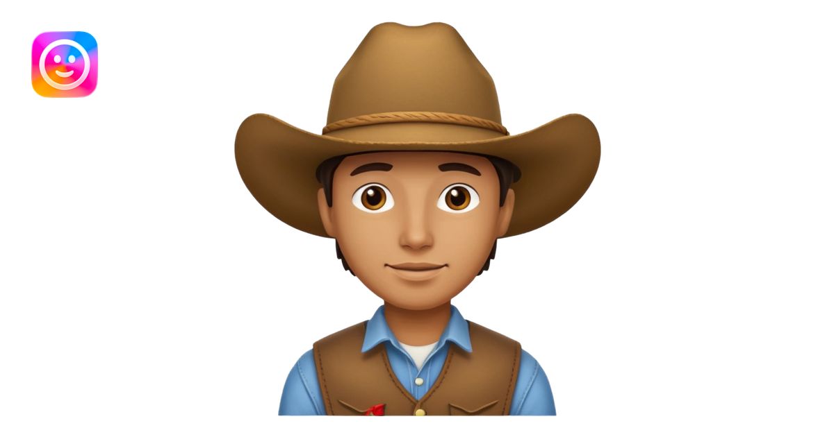 Bronco with a cowboy hat on emoji | AI Emoji Generator