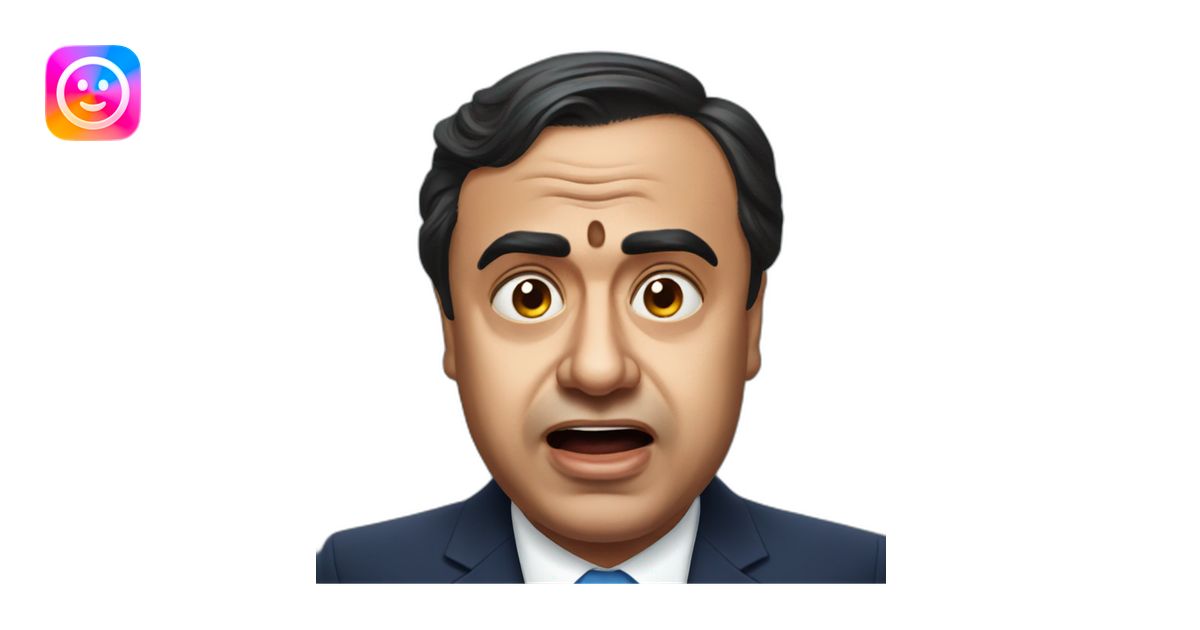Mukesh ambani crying emoji | AI Emoji Generator