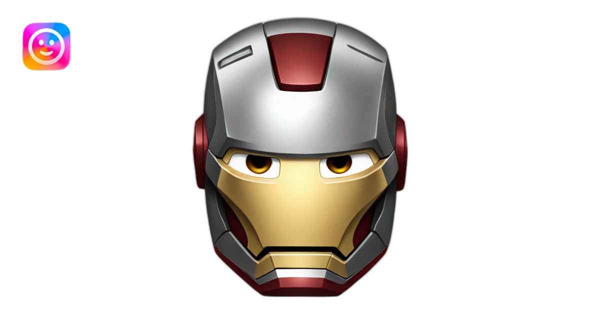 Iron man emoji | AI Emoji Generator