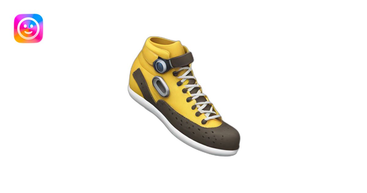 shoe with racing goggles emoji | AI Emoji Generator