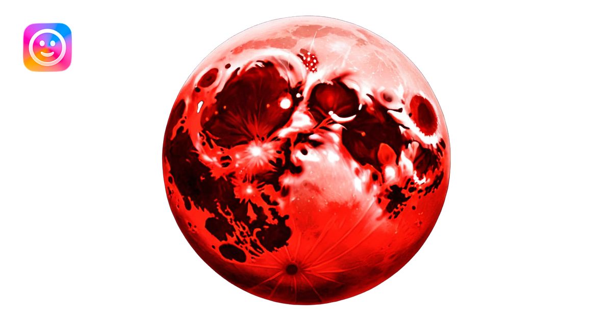 Blood moon emoji | AI Emoji Generator