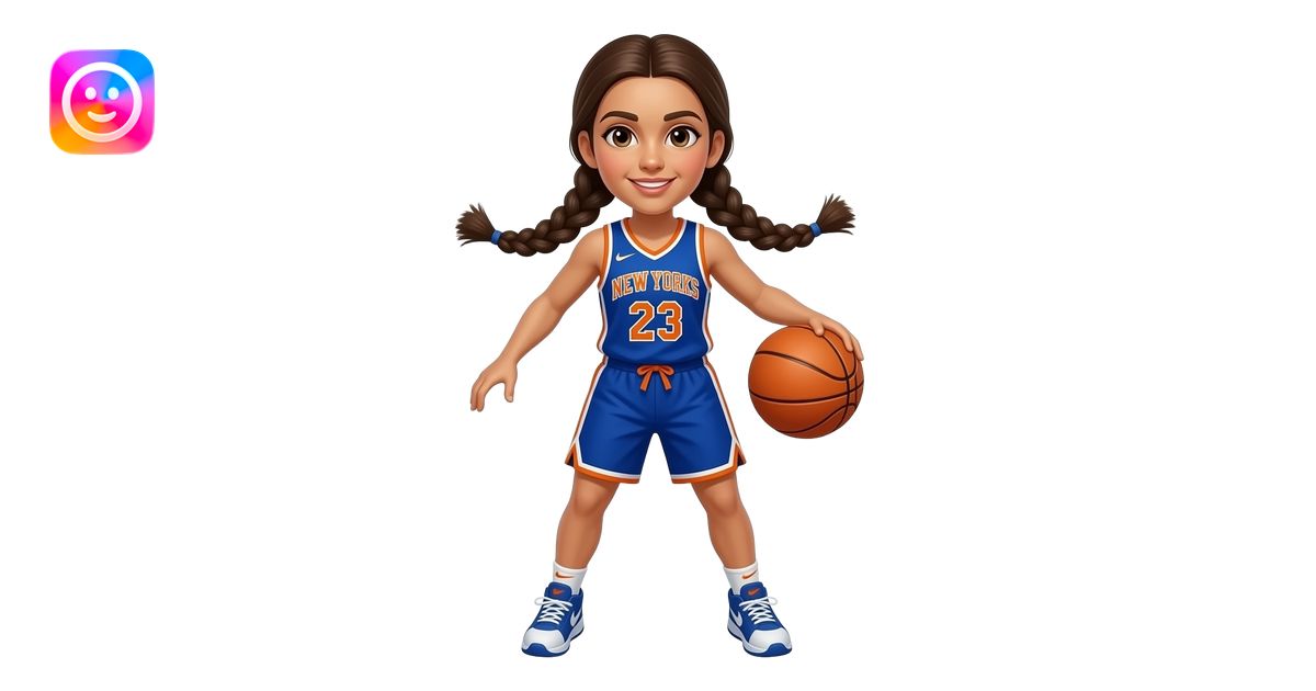 spanish female with brown braids hazel eyes playing basketball in a new ...