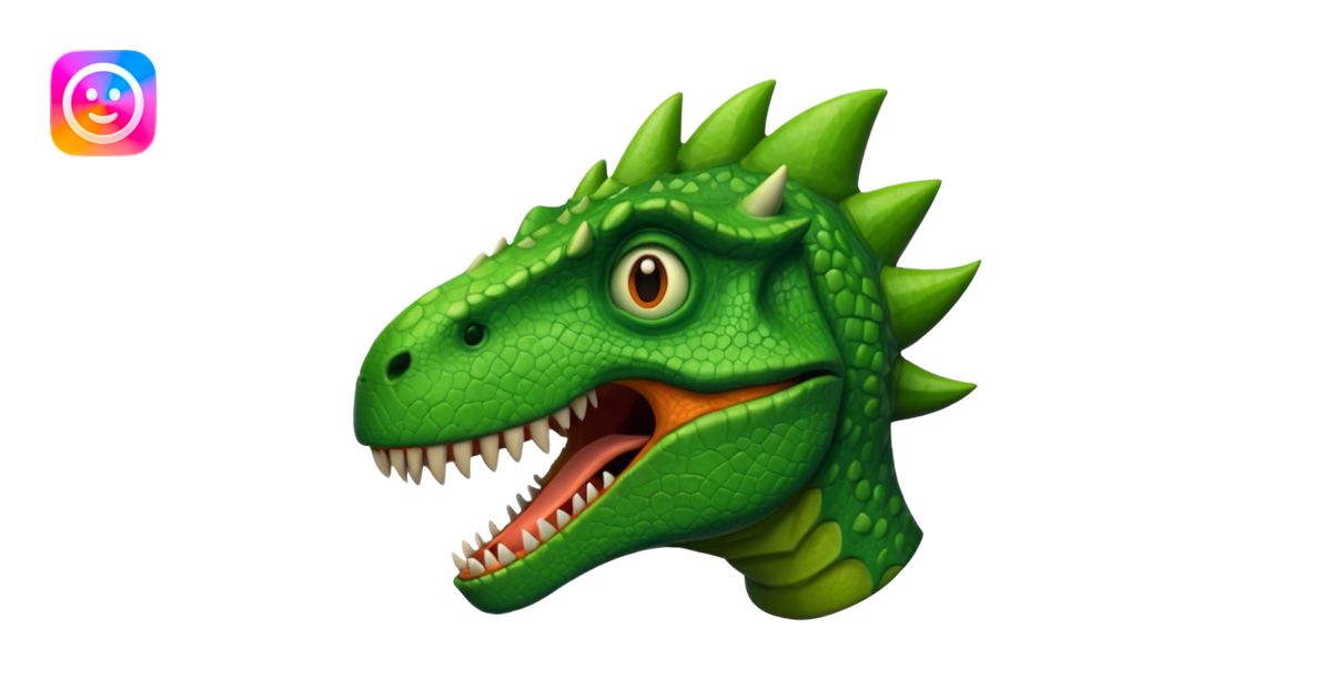 dinosaur head model emoji | AI Emoji Generator