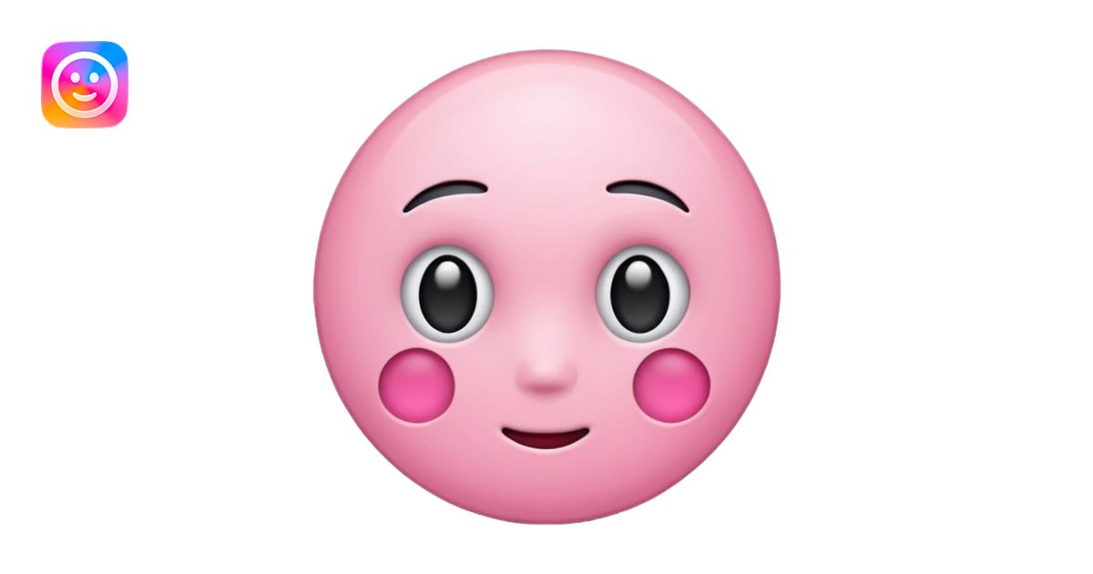 pink small dot emoji | AI Emoji Generator