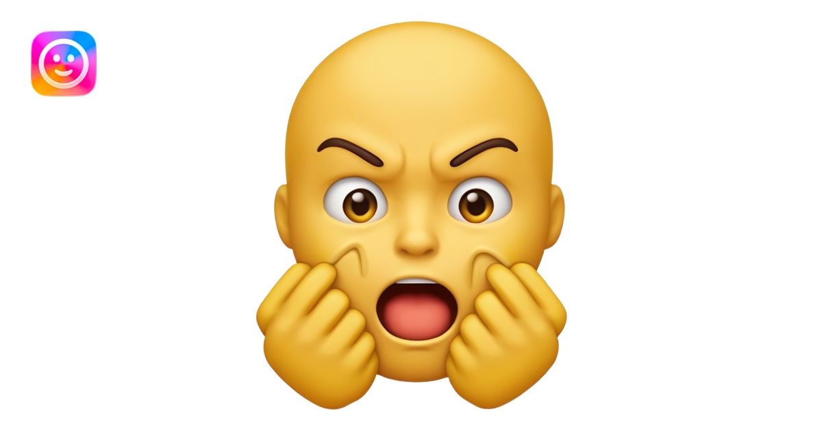 yellow emoji choking himself out in anger emoji | AI Emoji Generator