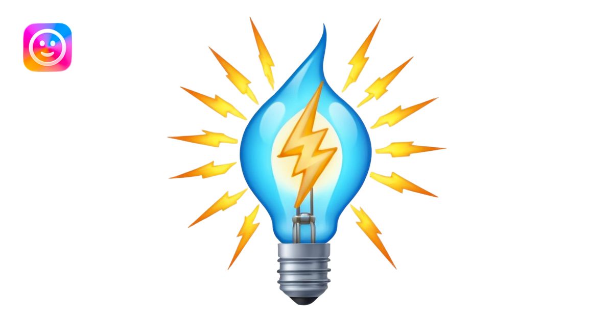 carbon to electricity emoji | AI Emoji Generator