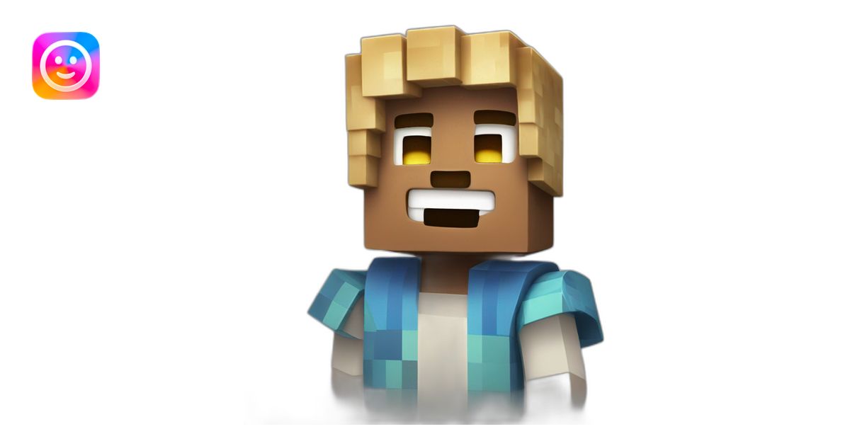 minecraft Steve laughing crying emoji | AI Emoji Generator