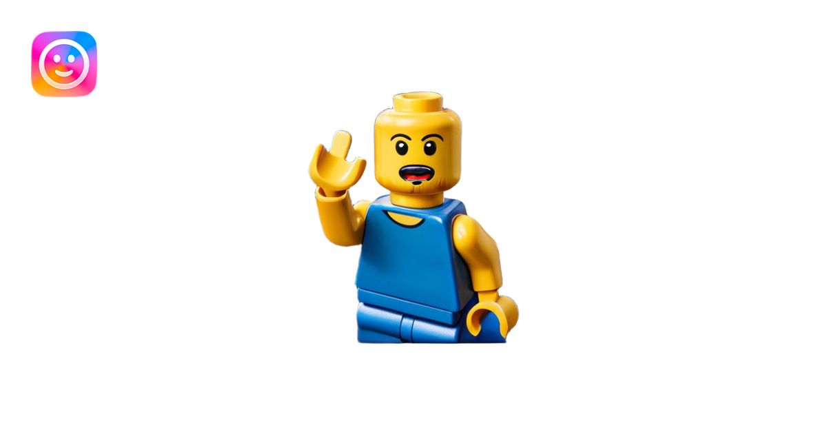 painting of edvard munch's scream in Lego emoji | AI Emoji Generator
