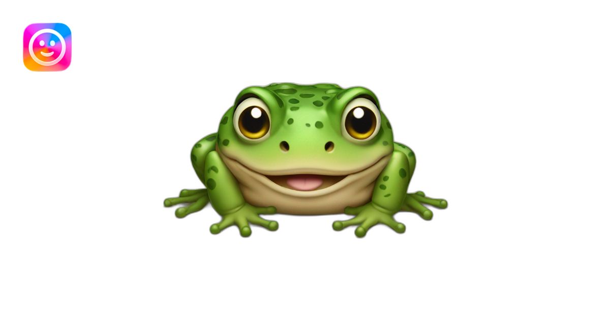 Toad riendo emoji | AI Emoji Generator