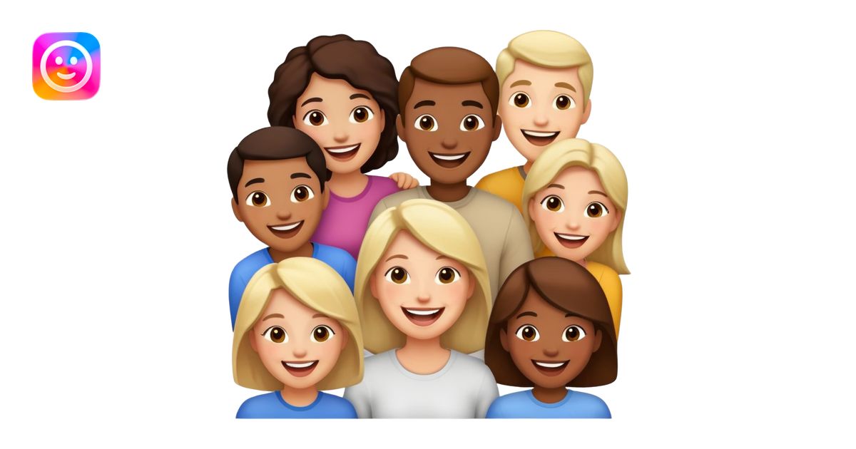 group of people emoji | AI Emoji Generator