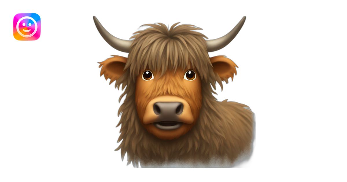 hairy coo emoji | AI Emoji Generator